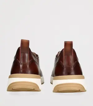 Santoni Leather Innova Sneakers