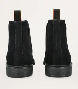 Santoni Suede Chelsea Boots