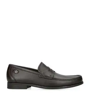 Ferragamo Contrast Stitching Shoes For Men