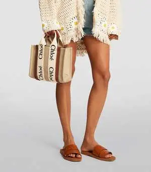 Chloé Small Woody Tote Bag - Brown