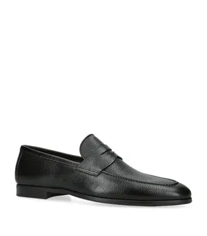 Magnanni Leather Diezma Ii Loafers