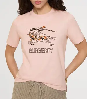 Burberry Cotton Ekd T-shirt - Red