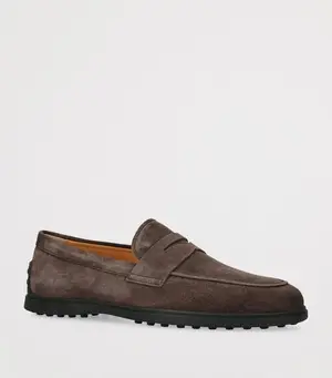 TOD'S Suede Gomma Loafers