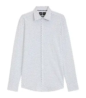 BOSS Performance-stretch Jersey Printed Shirt