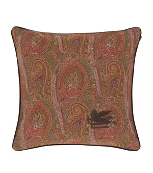 Etro Cotton-blend And Suede Arnica Cushion - Brown