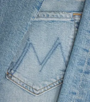 MOTHER The Hustler Roller Sneak Jeans - Blue