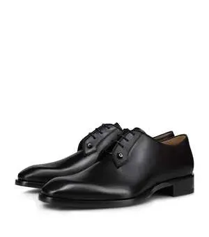 CHRISTIAN LOUBOUTIN Chambeliss Leather Derby Shoes - Red