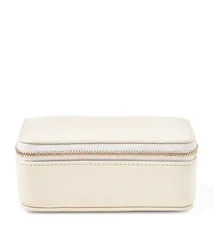 ASPINAL OF LONDON Medium Leather Travel Jewellery Box - Neutral