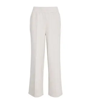 Varley Freesoft Wide-leg Sweatpants - Ivory