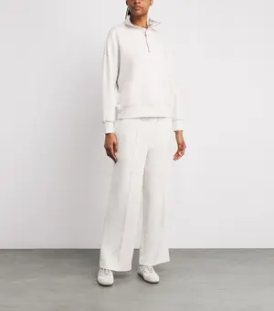 Varley Freesoft Wide-leg Sweatpants - Ivory