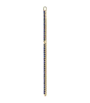 MARIA TASH Diamond And Sapphire Eternity Bar Earring Charm - Gold