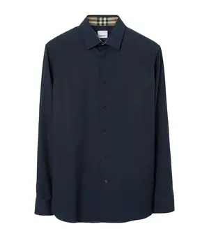 Men's Burberry Navy Shirts