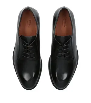 Zegna Leather Torino Derby Shoes