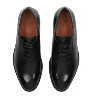 Zegna Leather Torino Derby Shoes