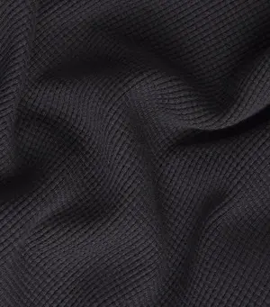 AGOLDE Cotton-blend Payson Waffle T-shirt - Black