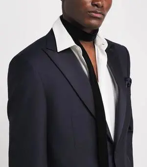 Giorgio Armani Velvet Neck Tie