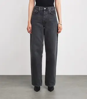 AGOLDE Arc Bow-leg Jeans - Black