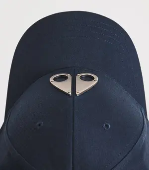 Moose Knuckles Cotton Baseball Cap - Black