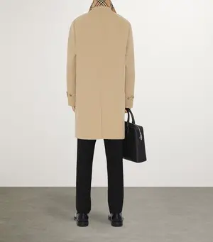 Burberry Camden Heritage Car Coat - Yellow