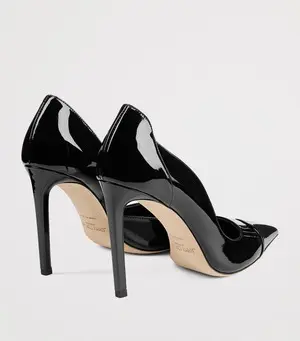 JIMMY CHOO Brigitte 100 Patent Leather Pumps - Black