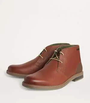 Barbour Leather Readhead Chukka Boots - Brown