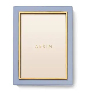 Aerin Lacquered Varda Photo Frame - Blue