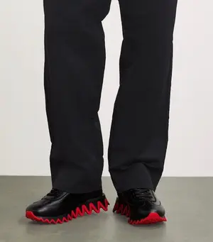 CHRISTIAN LOUBOUTIN Loubishark Leather Sneakers