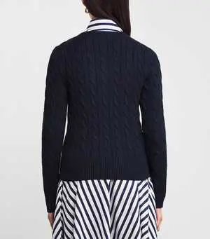 Polo Ralph Lauren Cotton Cable-knit Cardigan - Navy