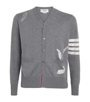 Thom Browne Embroidered Knitwear For Men