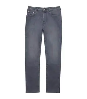 Jacob Cohen Button Detailed Jeans For Men