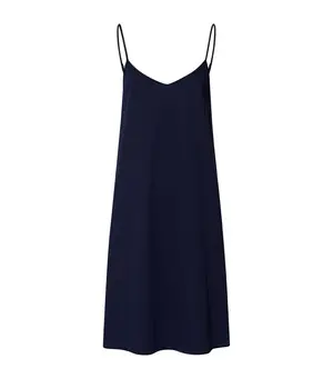 Hanro Cotton Nightdress - Navy