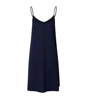 Hanro Cotton Nightdress - Navy