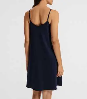 Hanro Cotton Nightdress - Navy