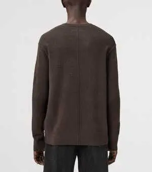 ALLSAINTS Statten Crew-neck Sweater - Brown