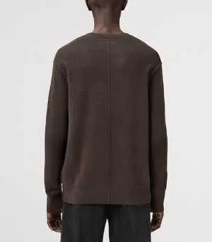 ALLSAINTS Statten Crew-neck Sweater - Brown