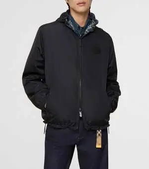 Burberry Reversible Hooded Jacket - Blue