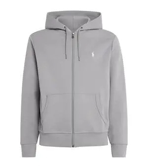 Polo Ralph Lauren Tech Knit Zip-up Hoodie - Grey
