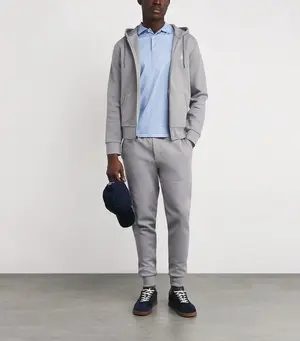 Polo Ralph Lauren Tech Knit Zip-up Hoodie - Grey