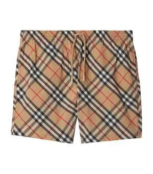 Burberry Check Swim Shorts