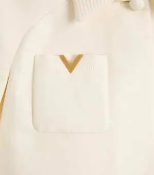 Valentino Garavani Wool-silk Cape