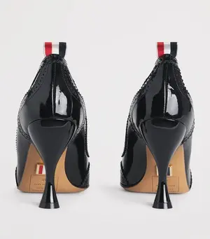 Thom Browne Patent Leather Wingtip Pumps 90