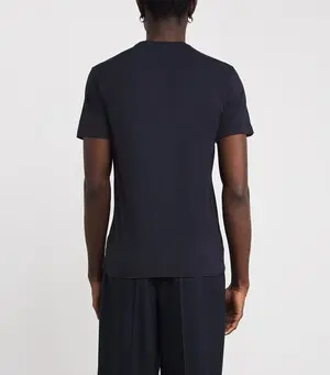 Paige Pima Cotton Sorden T-shirt - Navy