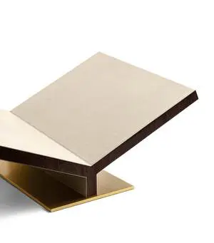 Assouline Walnut-leather Ultimate Collector Bookstand - Neutral