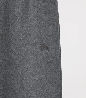 Burberry Cashmere-blend Logo Sweatpants