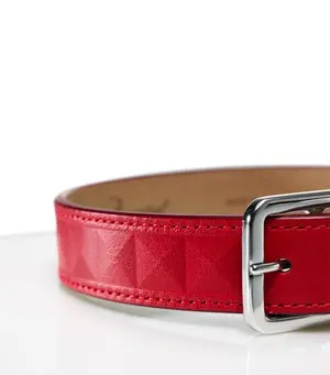 THE MARTHA, BY BACCARAT Leather Louxor Pet Collar