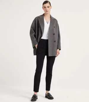 Brunello Cucinelli Crepe Cady Slim Trousers