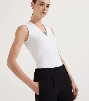 Brunello Cucinelli Crepe Cady Slim Trousers