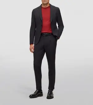 BOSS Wool, Silk, And Cashmere Sweater
