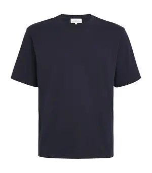 Studio Nicholson Cotton Bric T-shirt - Navy