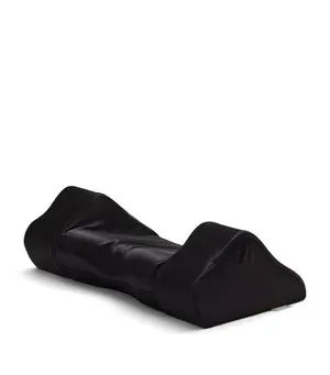 Hyoumankind Back Sleep Pillow With Silk Pillowcase - Black